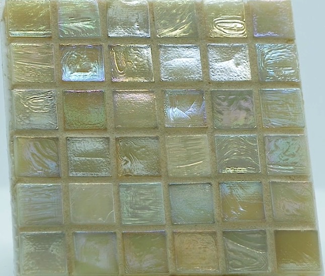 Sicis Iridium Marigold 2 Glass Tile | Glass Mosaic Tiles for Pools & Interiors